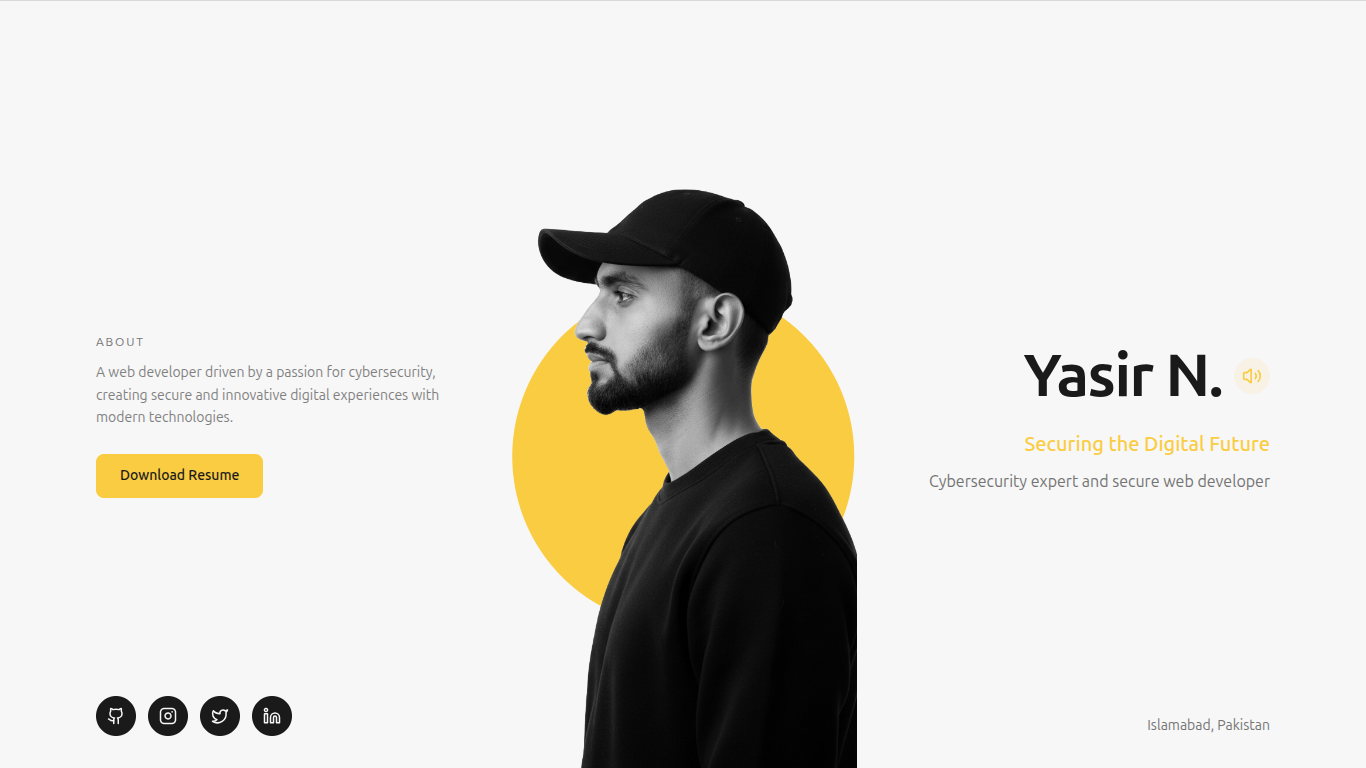 Yasir N. - Full Stack Developer & IoT Enthusiast | React, Node.js, Arduino